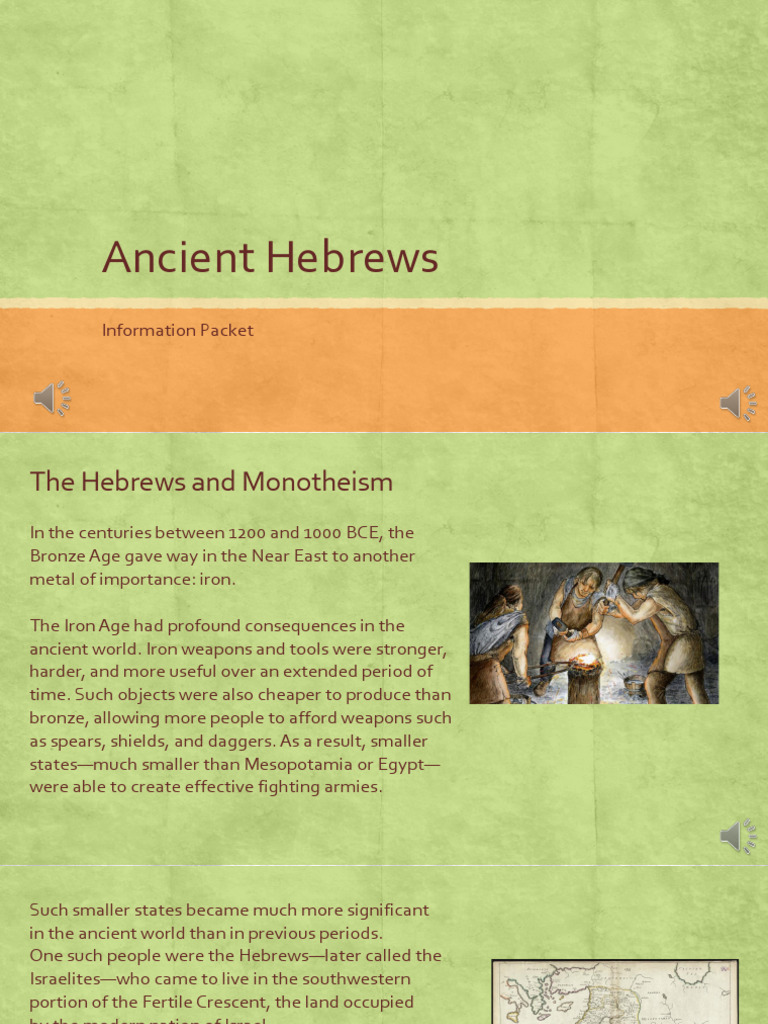Ancient Hebrews and Monotheism Explained | PDF | The Exodus | Israelites