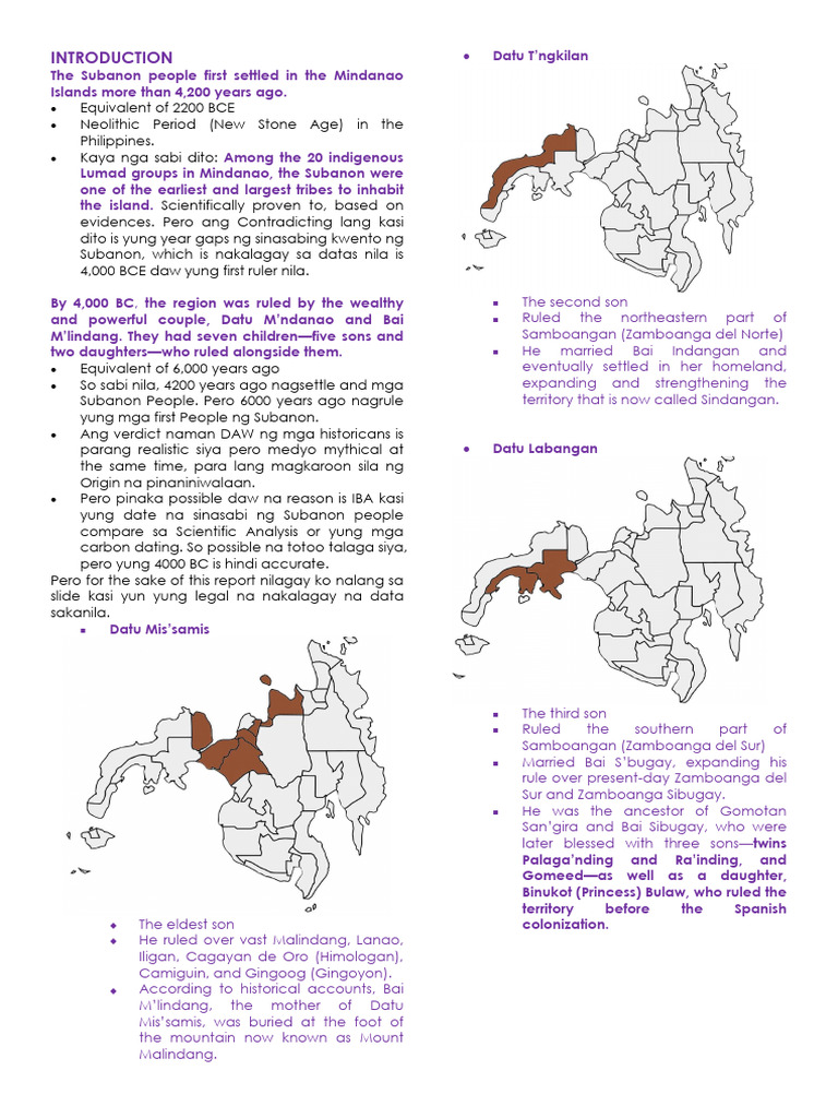 Subanon Tribe: History and Culture | PDF | Mindanao | Philippines