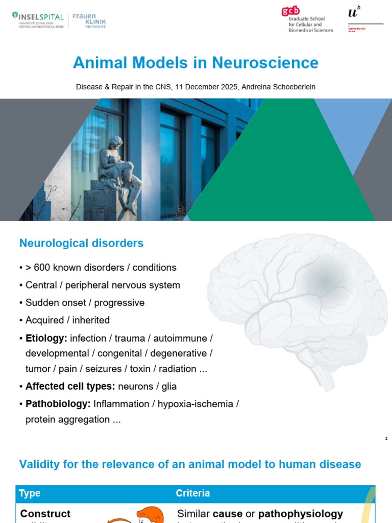 Animal Models for Neurological Disorders | PDF | Parkinson's Disease ...