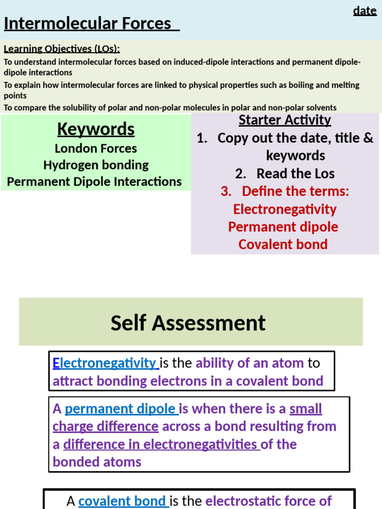 Understanding Intermolecular Forces | PDF | Intermolecular Force ...