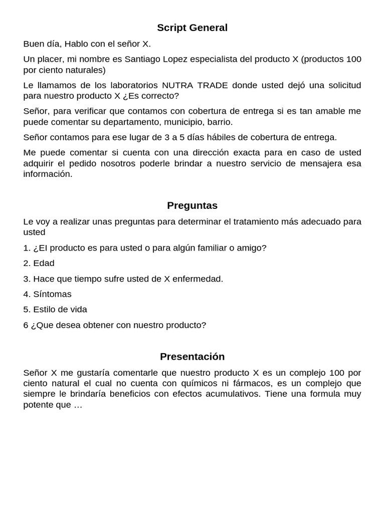 Script General | PDF