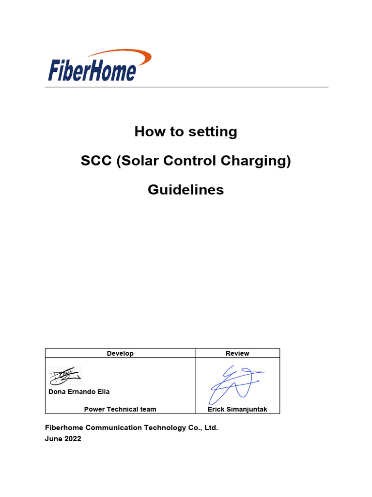 How To Setting SCC (En) | PDF