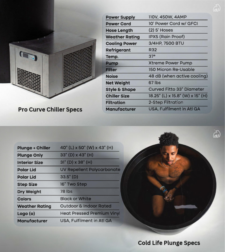 Pro Curve Chiller Specs | PDF
