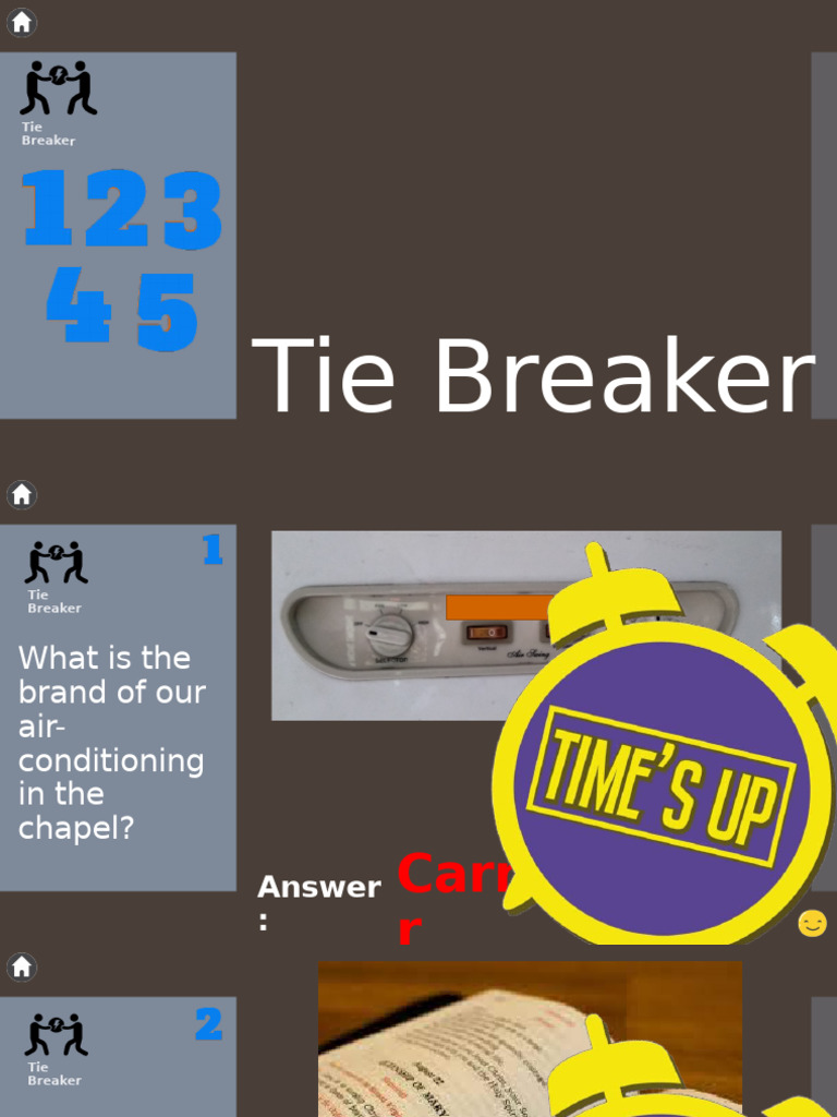 Tie Breaker | PDF