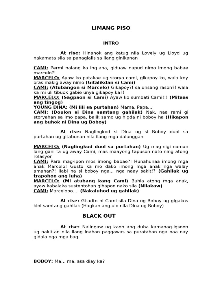 Limang Piso Intro 034453 | PDF
