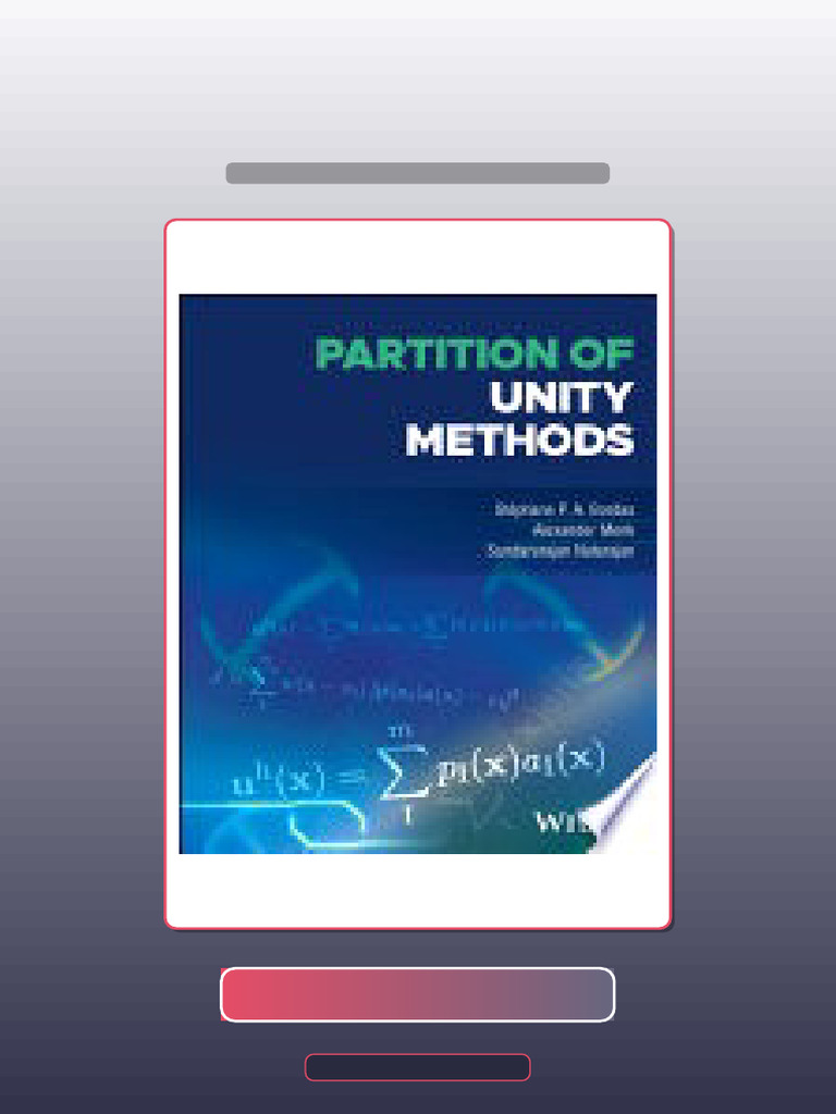 Partition of Unity Methods The Extended Finite Element Method StPhane ...