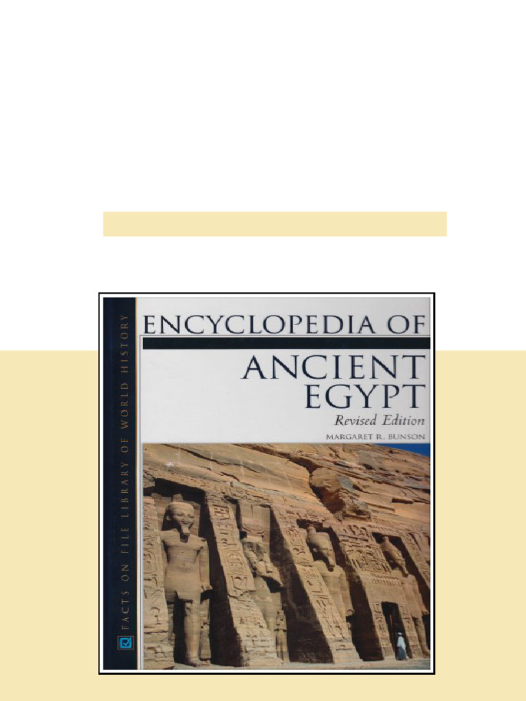 (Ebook) Encyclopedia of Ancient Egypt (Facts on File Library of World ...