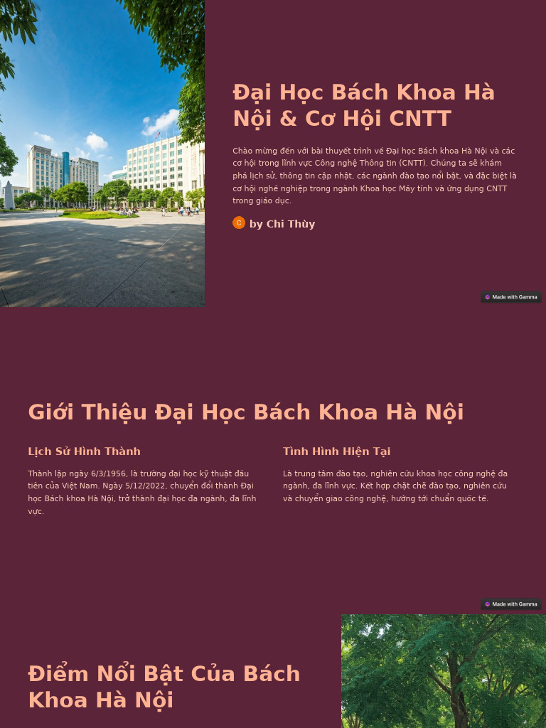 DJai Hoc Bach Khoa Ha Noi and Co Hoi CNTT | PDF