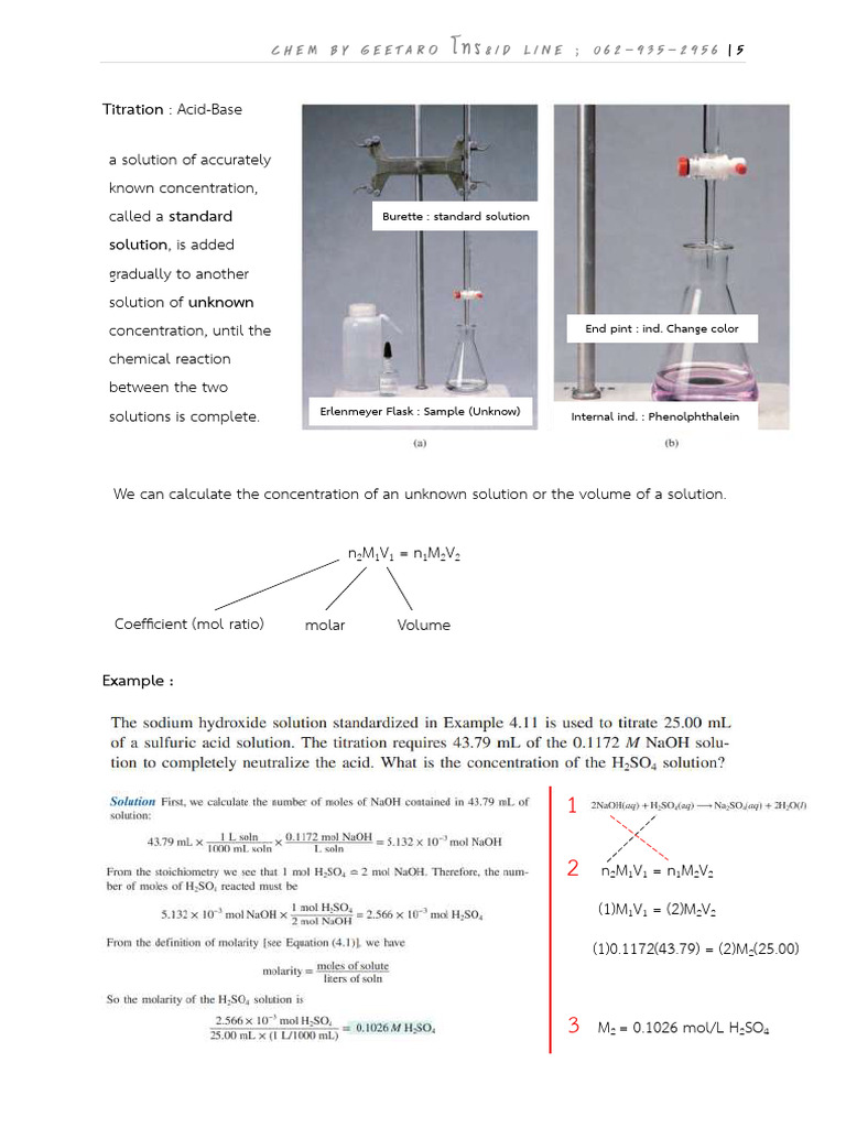 Chapter 4 and 7 Additional Exercises | PDF | Titration | Chemistry
