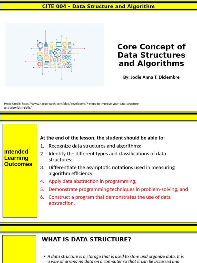 2 - Core Concepts of Data Structure and Algorithm | PDF ...