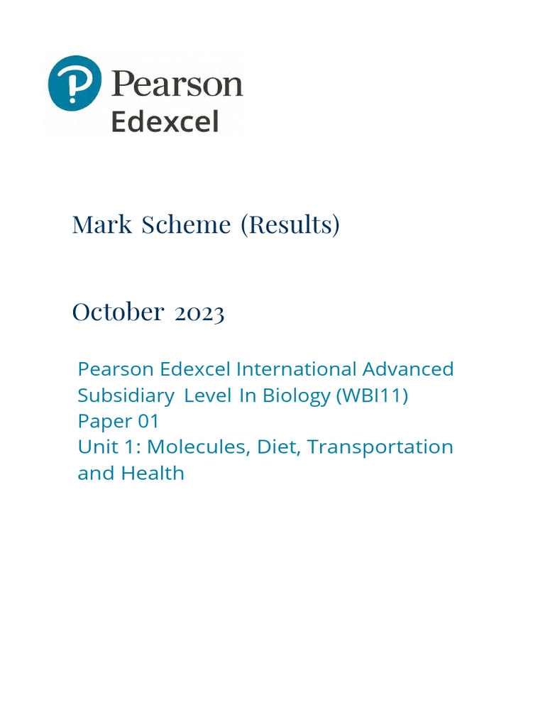 October 2023 (IAL) MS | PDF | Artery | Biochemistry