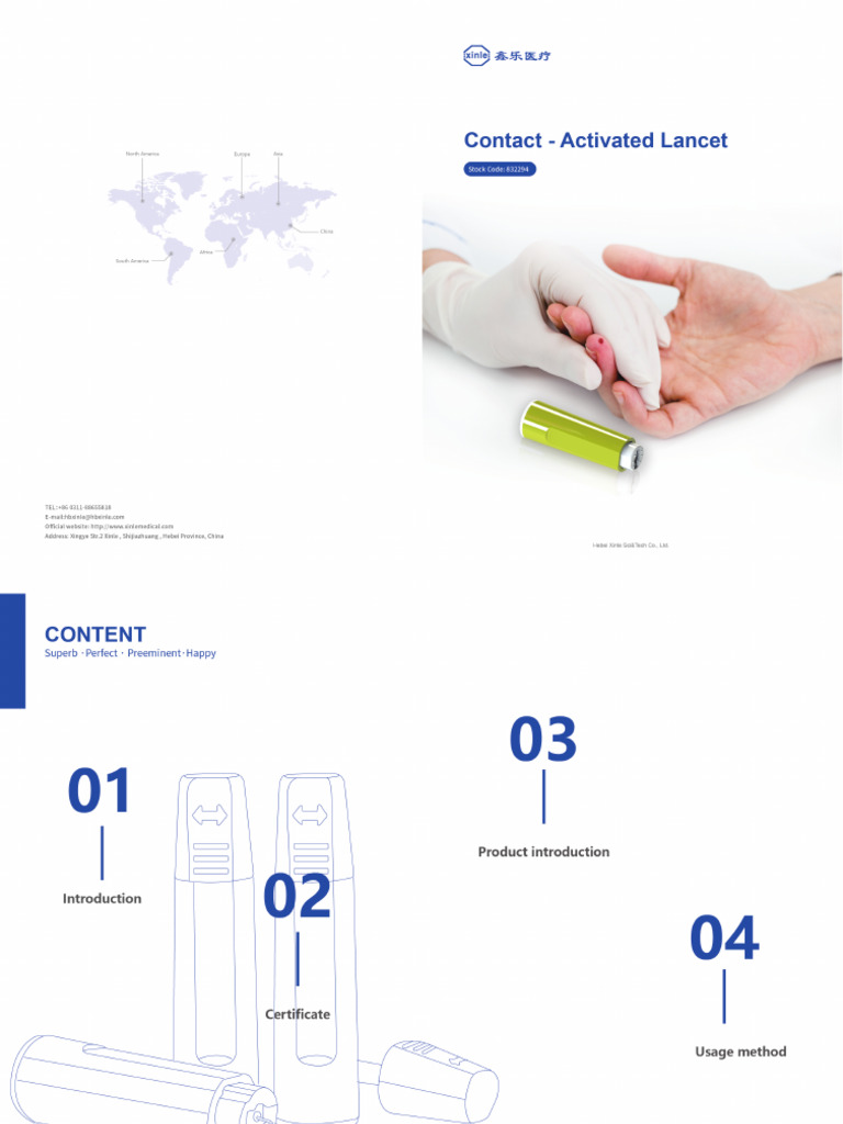 Xinle Lancet Catalogue | PDF