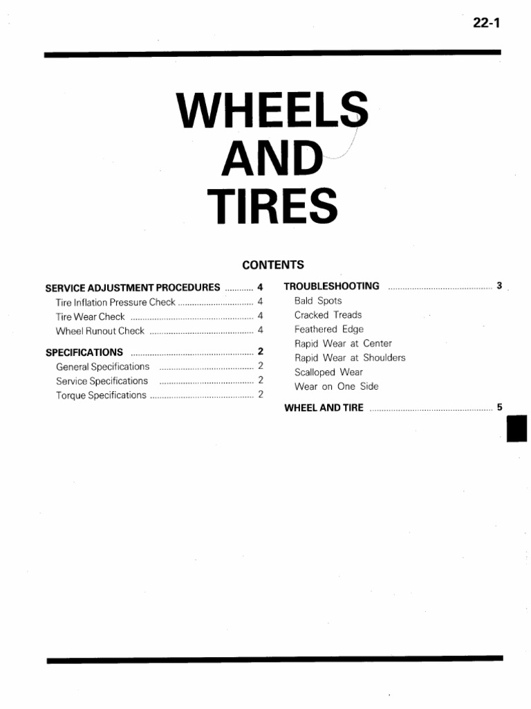 Wheels & Tires | PDF