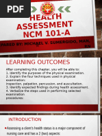 PQRSTU Method for Health Assessment | PDF | Physical Examination | Hand