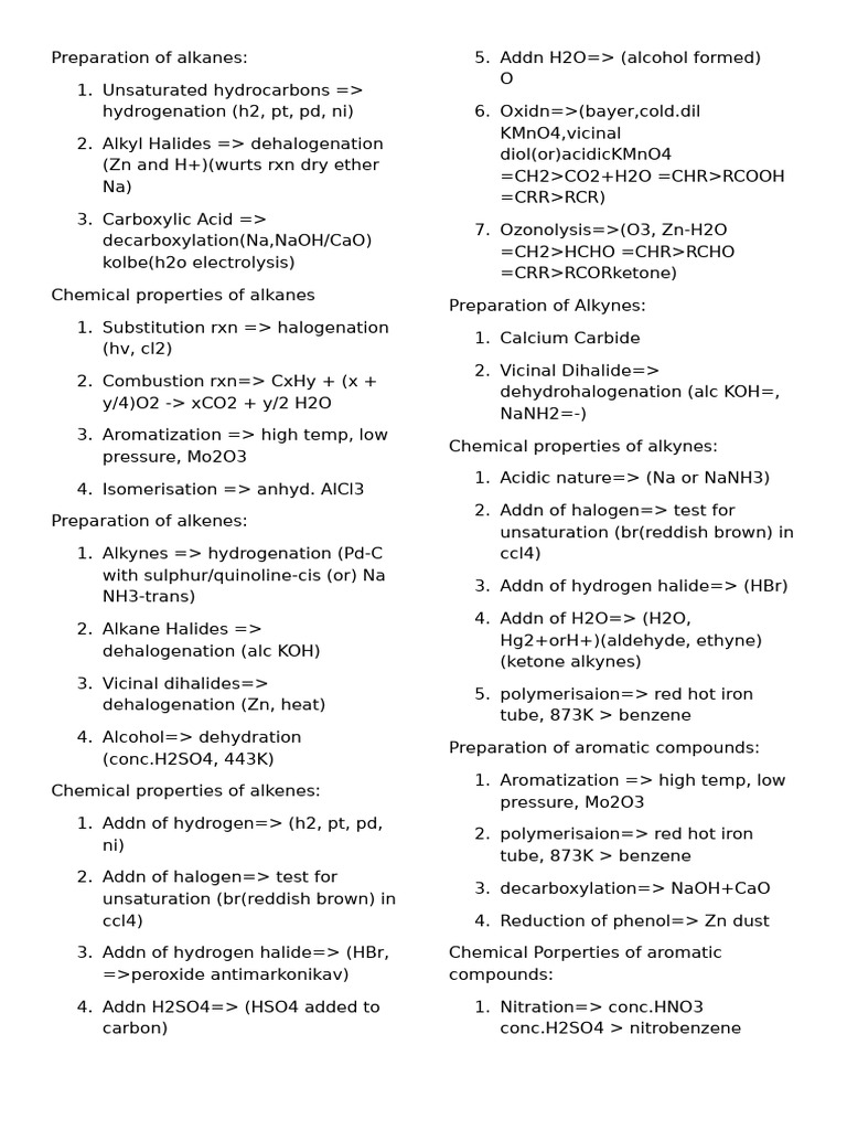 Hydrocarbons | PDF | Alkene | Benzene
