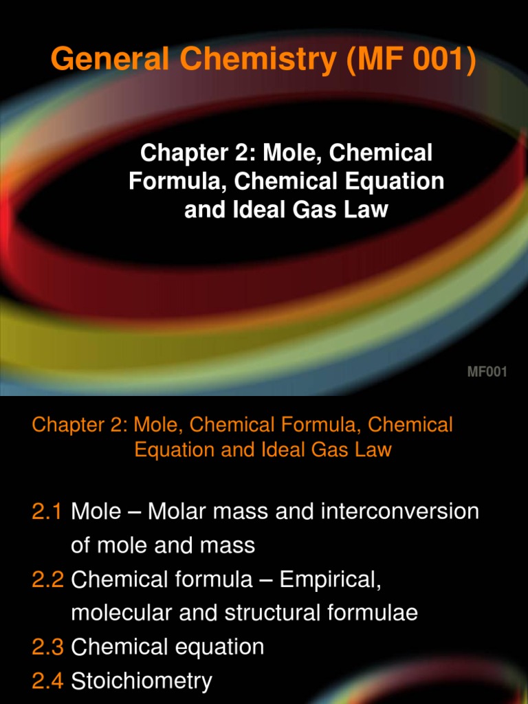 MF008 Fhs LNT 002 May11 | PDF | Atomic Mass Unit | Mole (Unit)