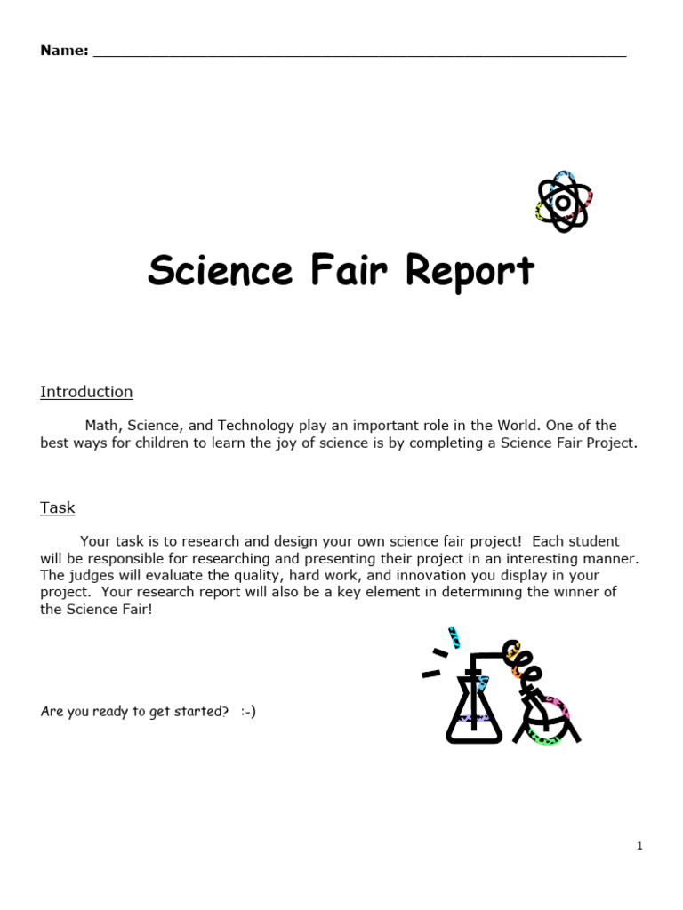 Science Fair Report 2025 | PDF | Experiment | Risk