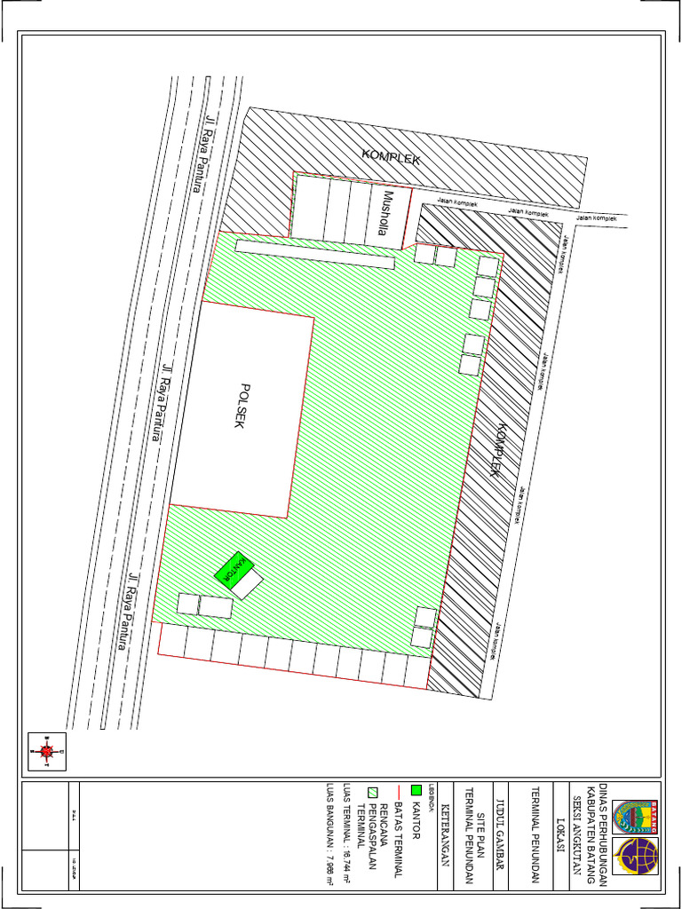 Layout Terminal Barang Penundan | PDF