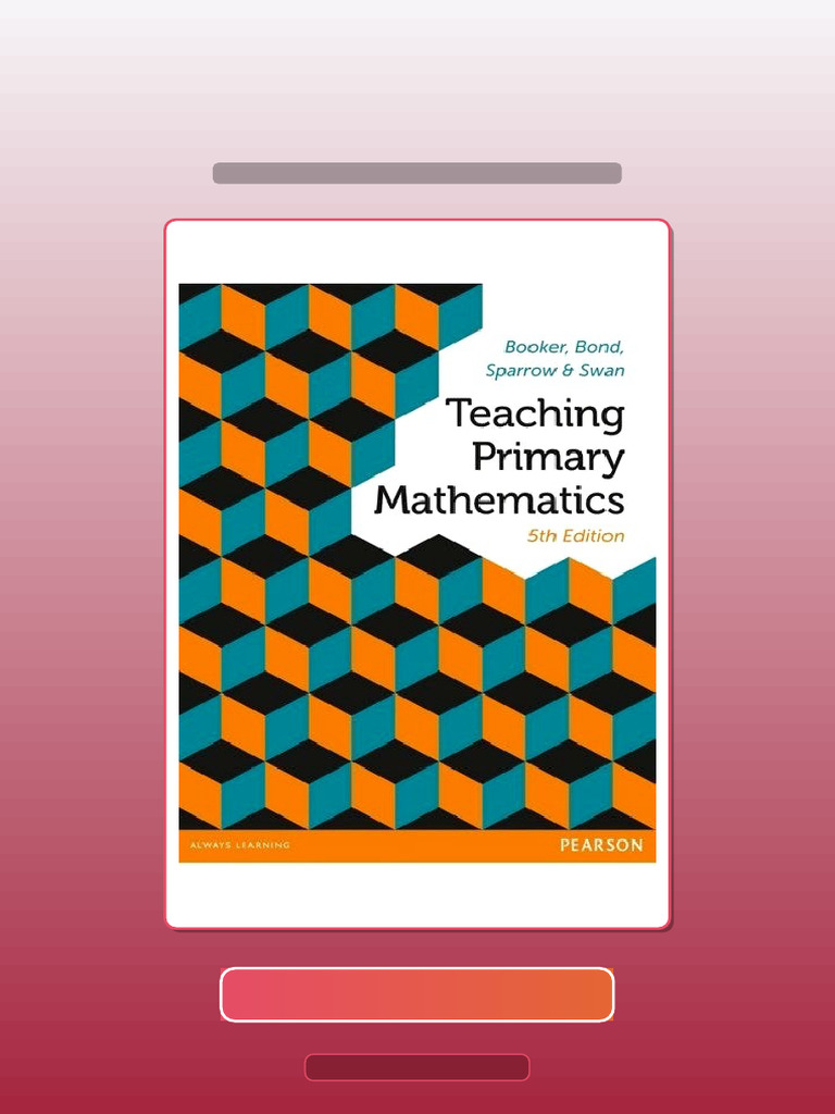 Test Bank of Teaching Primary Mathematics 5th Edition Ebook and ...
