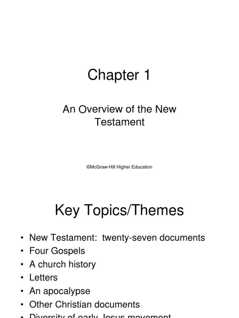 Chap1 6 | PDF | New Testament | Gospels