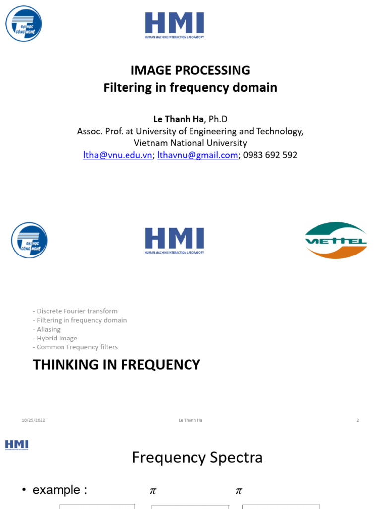 6. Digital Image Processing - Filtering in Frequency Domain | PDF | Filter (Signal Processing ...