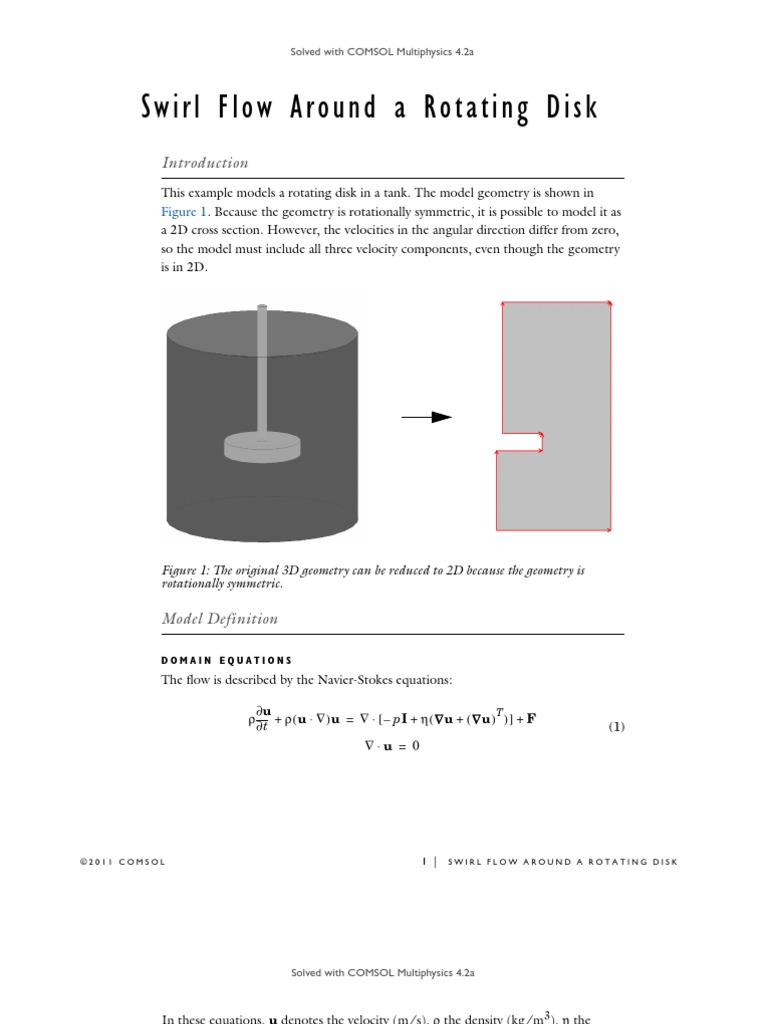 Models - Cfd.rotating Disk | PDF | Rotation Around A Fixed Axis | Fluid ...