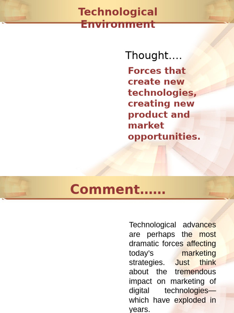 10 The Technological Environment | PDF