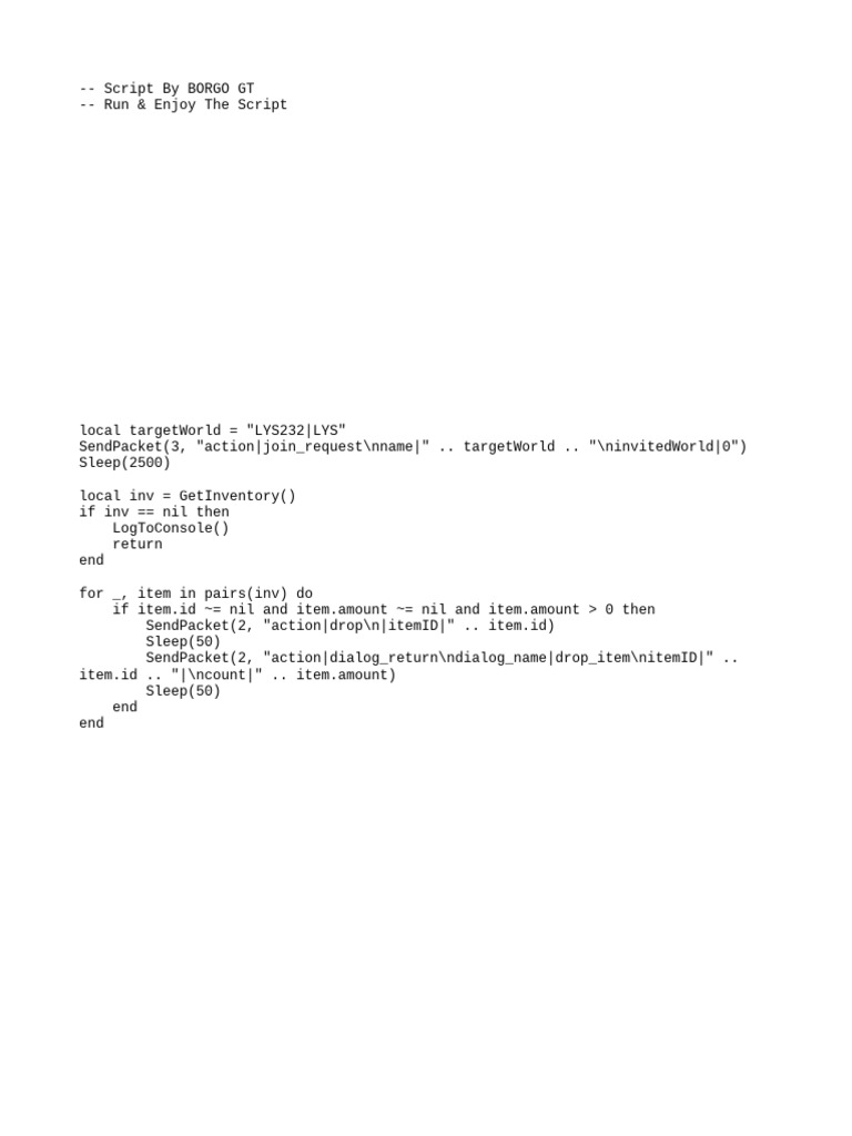 Script Auto Harvest.lua | PDF