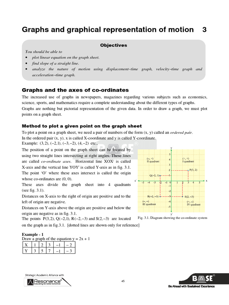 Graphs and Graphical Representation of Motion | PDF | Acceleration | Velocity