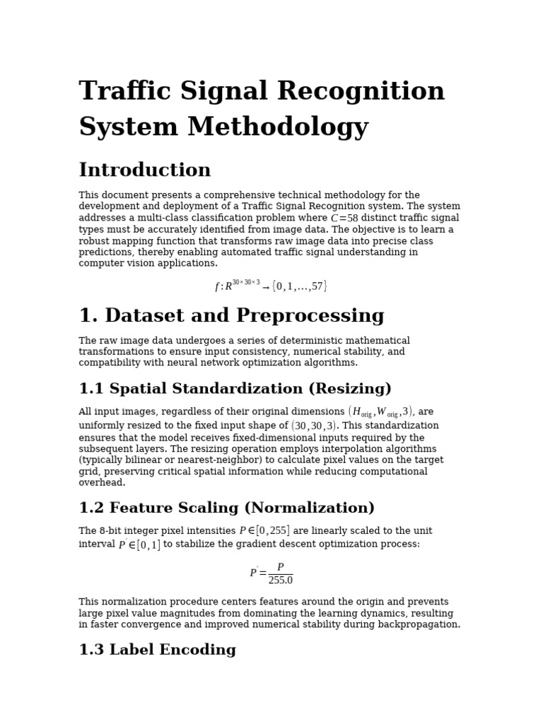 Traffic Signal Recognition Methodology | PDF | Machine Learning | Learning