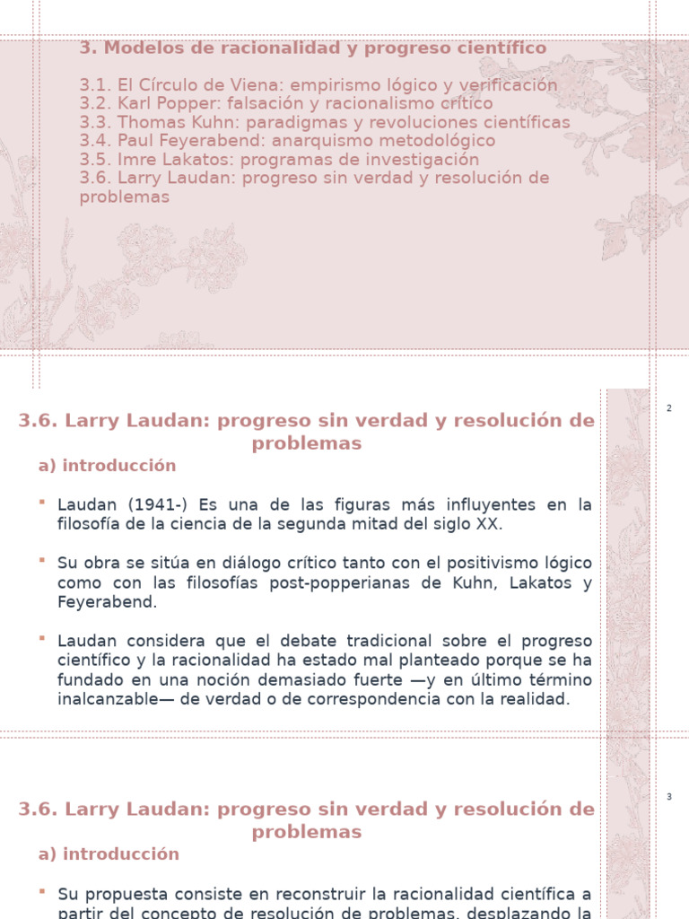 Laudan | PDF | Verdad | Filosofía de la Ciencia