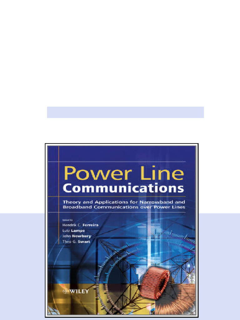 (Ebook) Power Line Communications Theory and Applications For ...