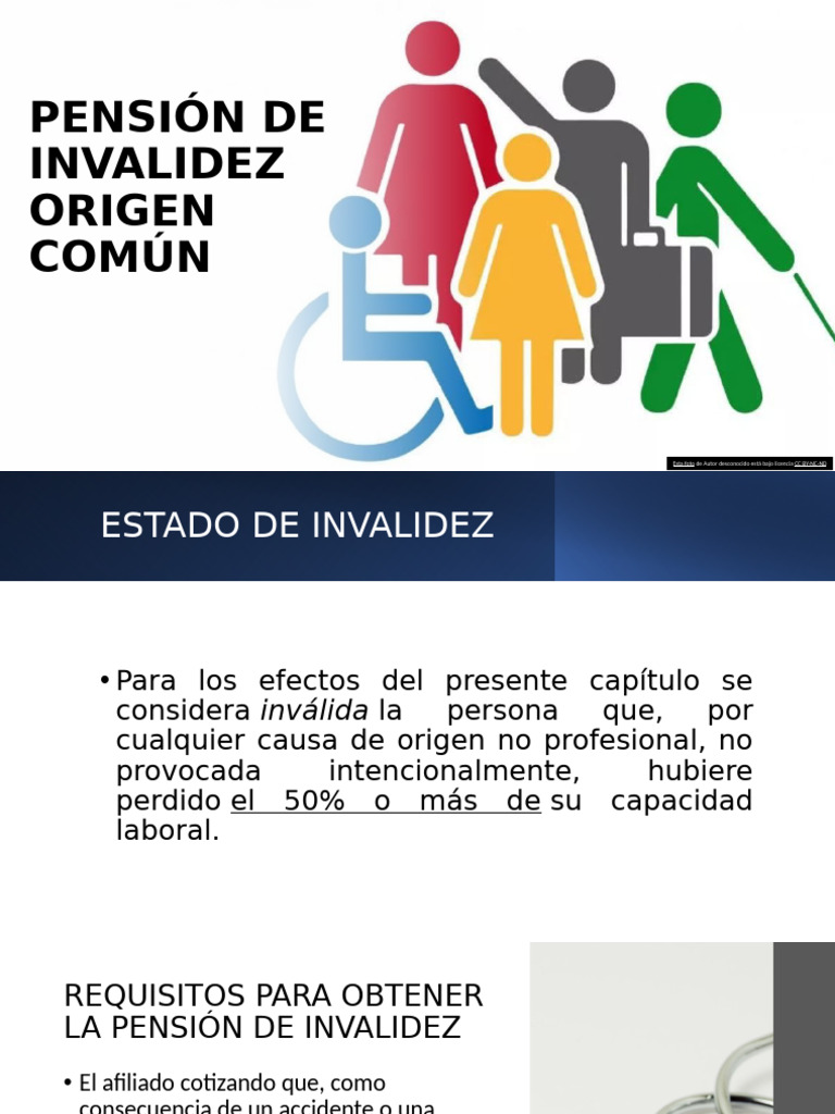 Pensión de Invalidez Origen Común | PDF | Pensión