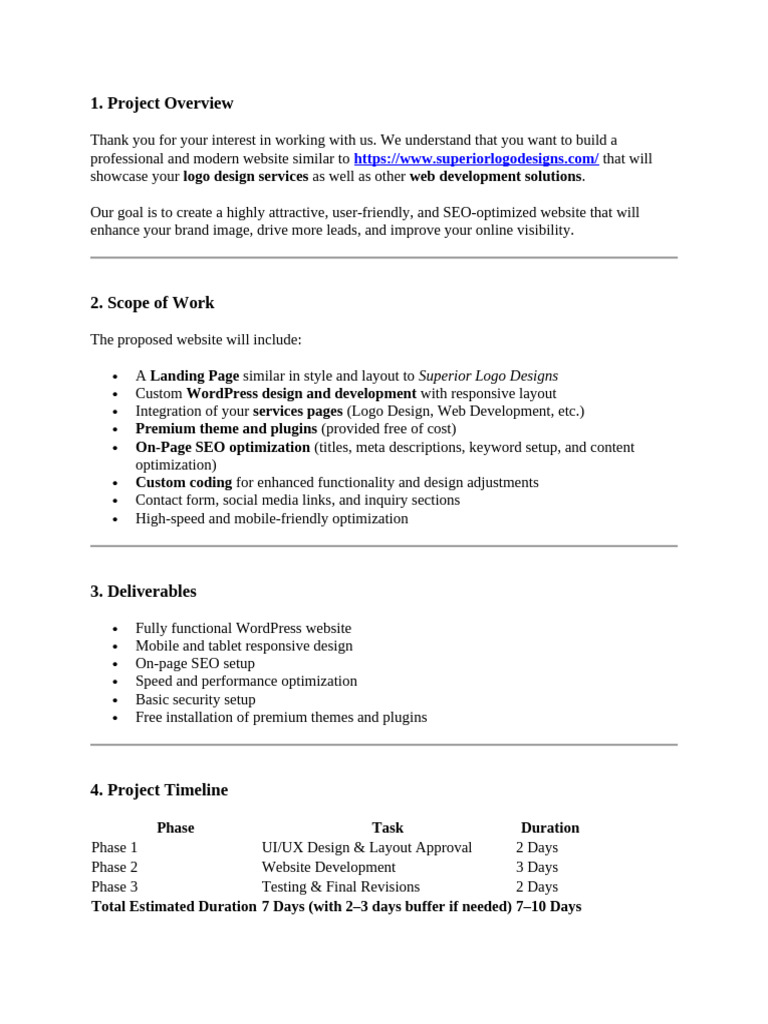 Client Proposal DM WEbsite | PDF | Search Engine Optimization | Web ...