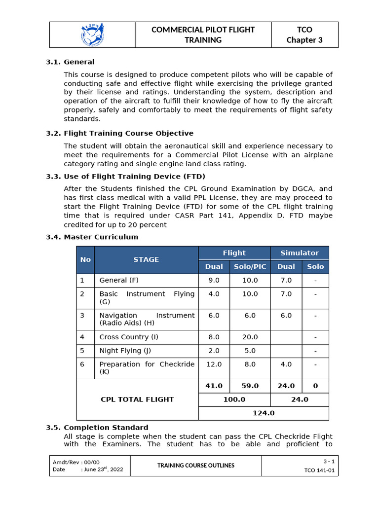 Chapter 3 Commercial Pilot Flight Training | PDF | Aircraft | Aerospace