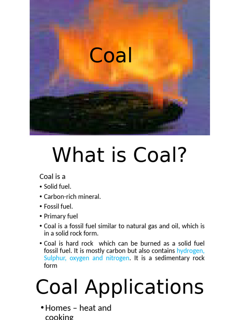 Coal Presentation - Final | PDF
