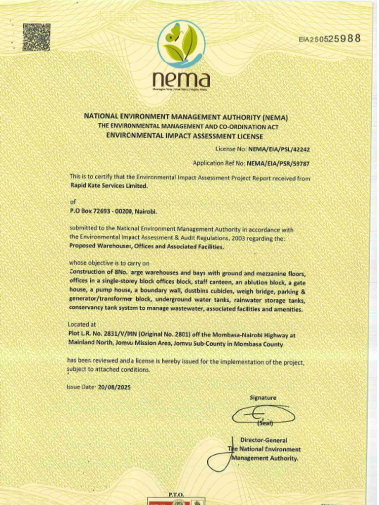 Nema Approval RKS | PDF