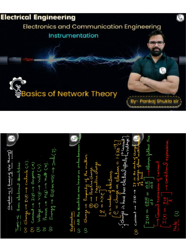 Chapter 1 Network Theory Gate | PDF