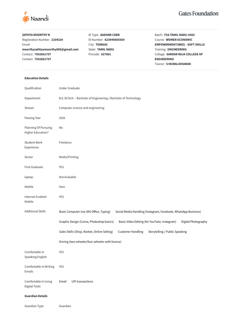 Thejobfactory - Naandi Foundation | PDF