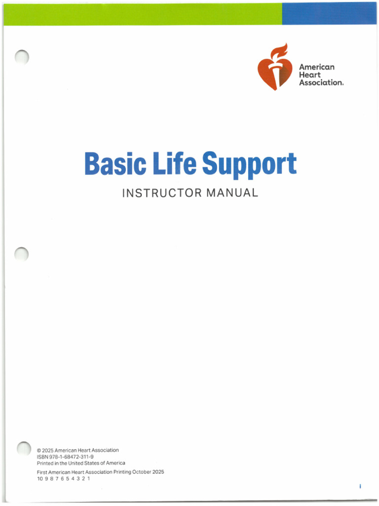 Bls Aha 2025 Instructor Manual | PDF