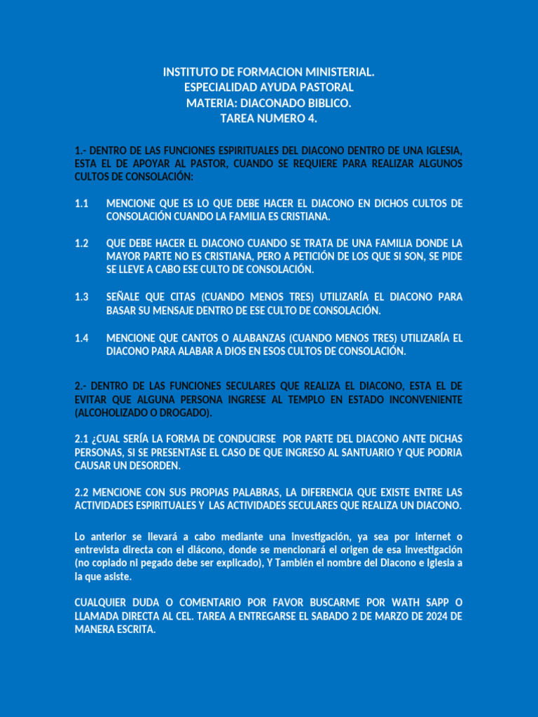 Tarea Numero 4. Febrero 2024 | PDF
