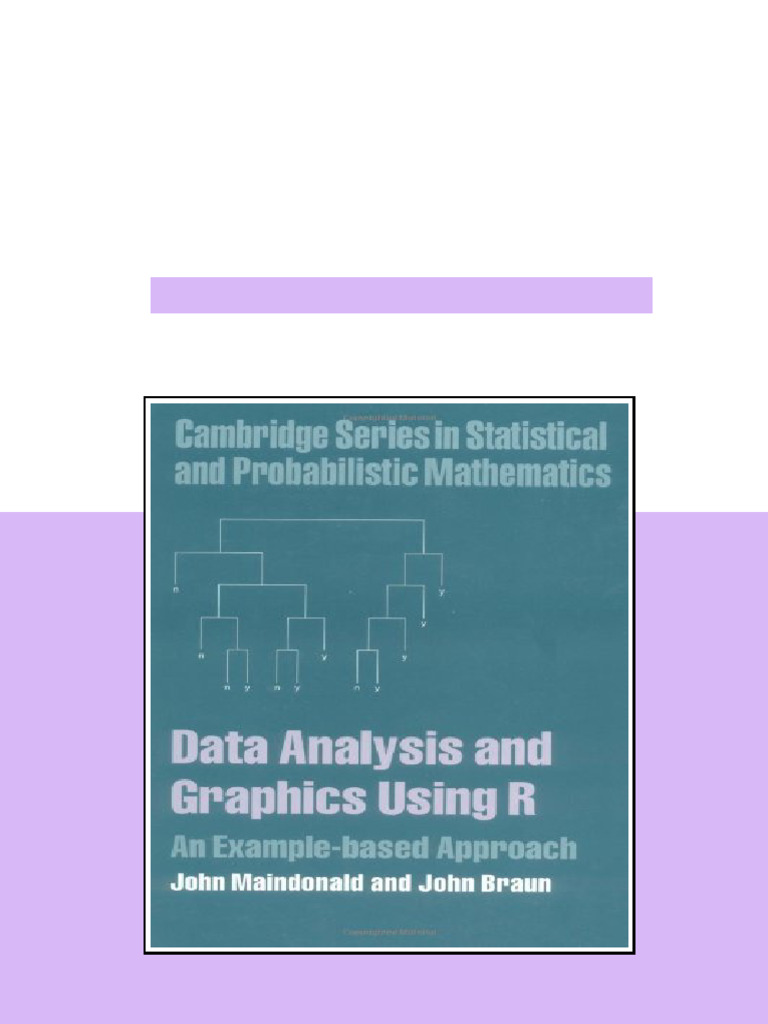 Data Analysis and Graphics Using R An Example based Approach 1st ...