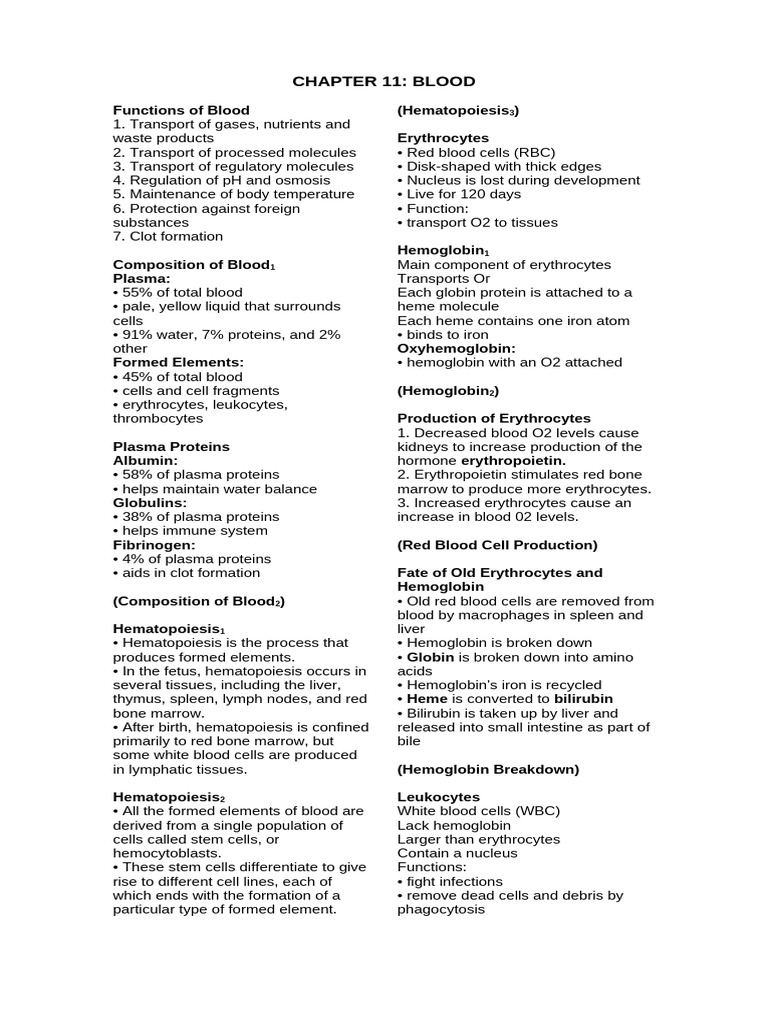 Blood | PDF | Blood Type | Coagulation
