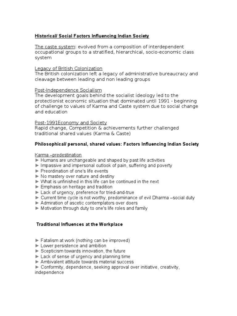 BBA+301 Values+&+Ethics Notes+1 (Values+of+Indian+Managers) | PDF ...