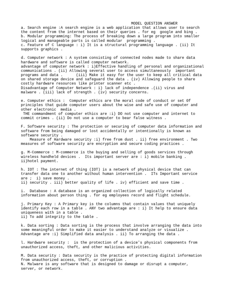 Key Concepts in Computer Science | PDF | Security | Computer Security