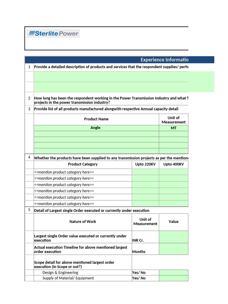 Sterlit Power Marketing Team Doc | PDF | Power (Physics) | Electrical ...