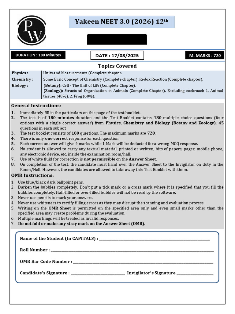 MIP TEST 01 | PDF