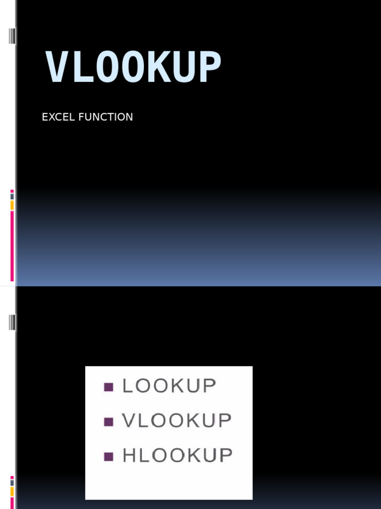 VLOOKUP Function Guide in Excel | PDF