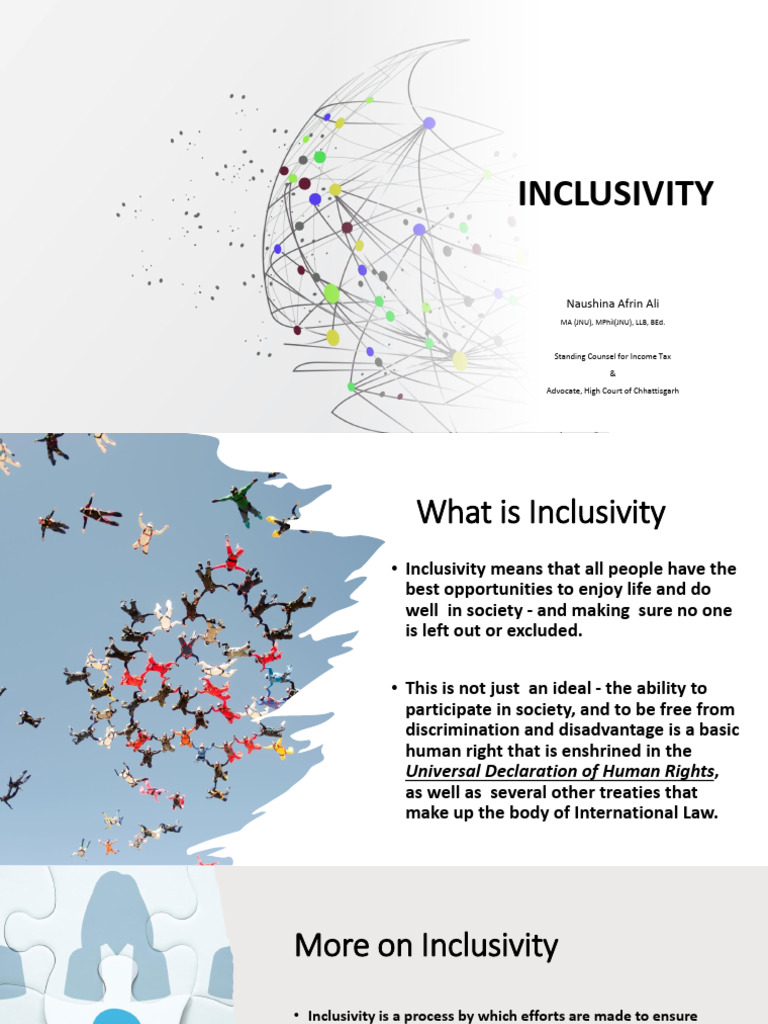 Understanding Inclusivity and Its Importance | PDF | Social Exclusion ...