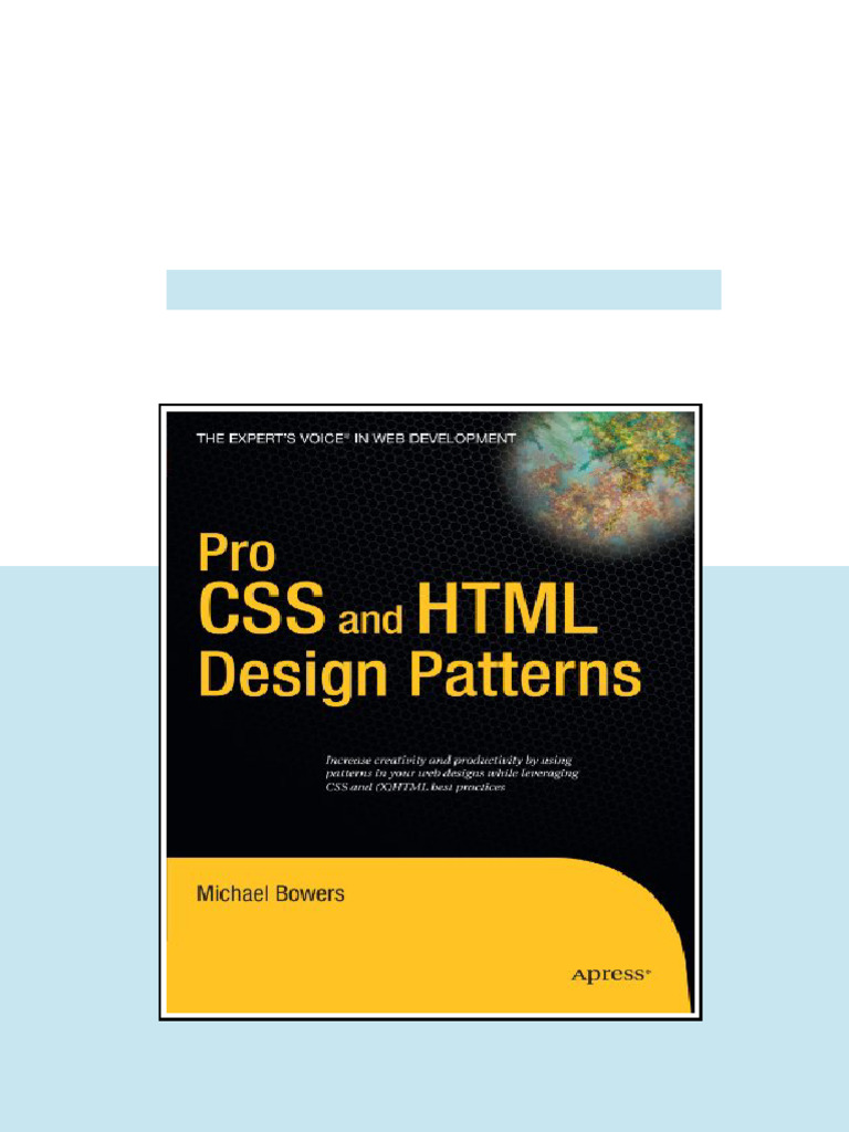 (Ebook) Pro CSS and HTML Design Patterns by Michael Bowers ISBN ...